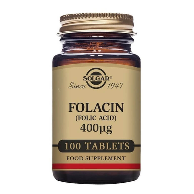 Solgar Vitamin B Folacin Tabs 400ug - Size 100 | Buy Online