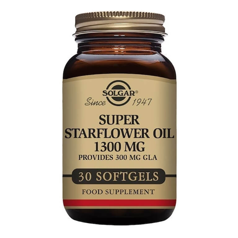 Solgar Super Starflower Oil 1300mg Softgels - 30ct - Essential Fatty Acids