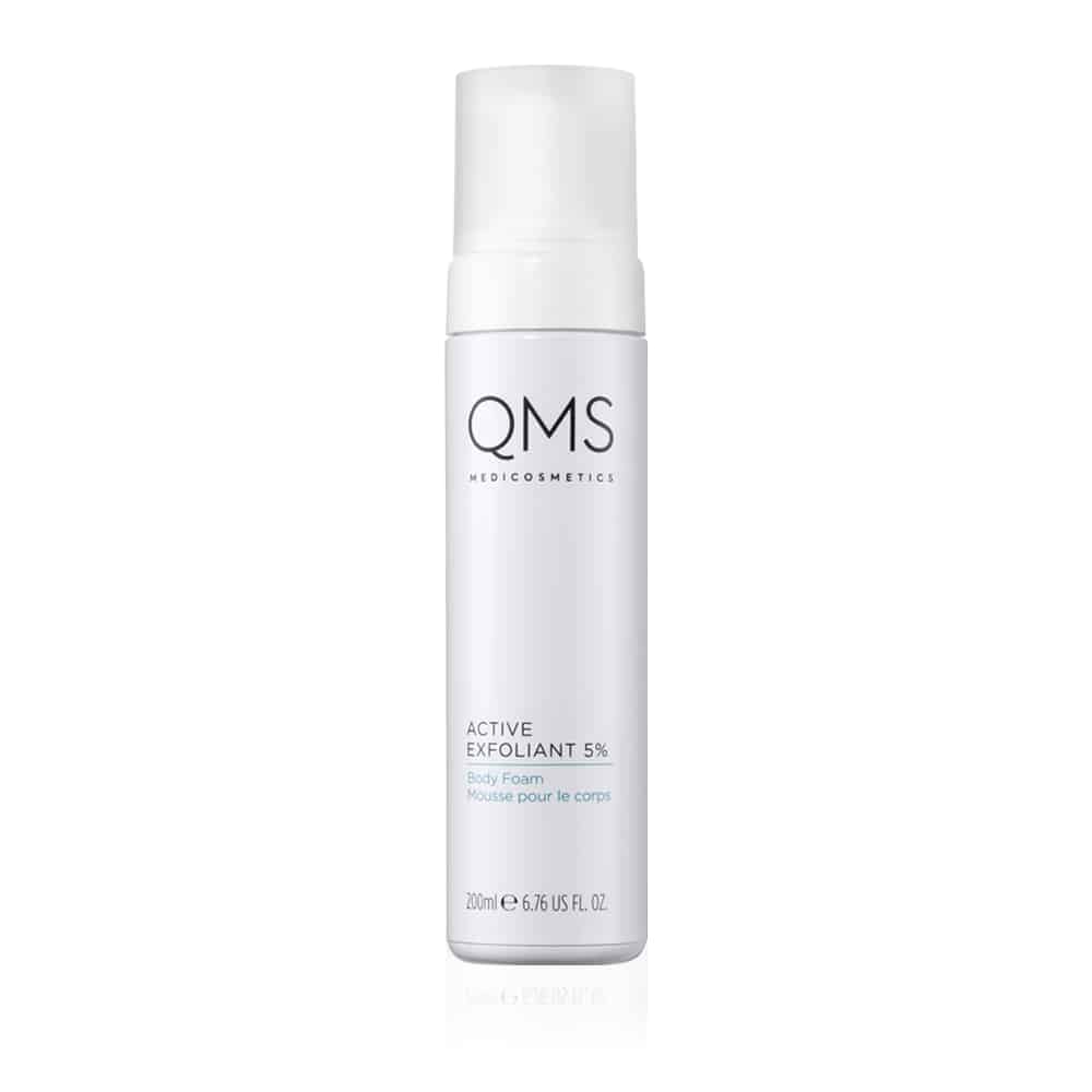 Get Smooth Skin with QMS Active Exfoliant 5% Body Foam - 200ml