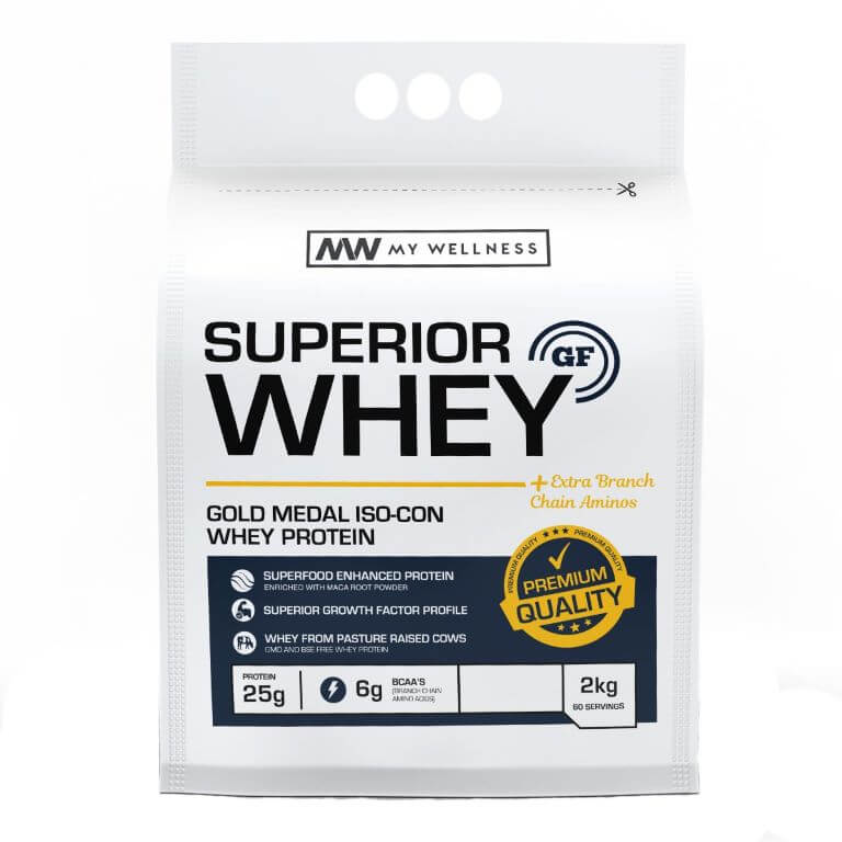 Buy My Wellness Superior Whey 2kg Fresh Strawberry - Best Quality Protein