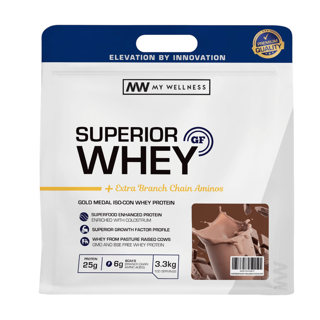Buy My Wellness Superior Whey 3.3kg Chocolate - Best Quality Protein Powder