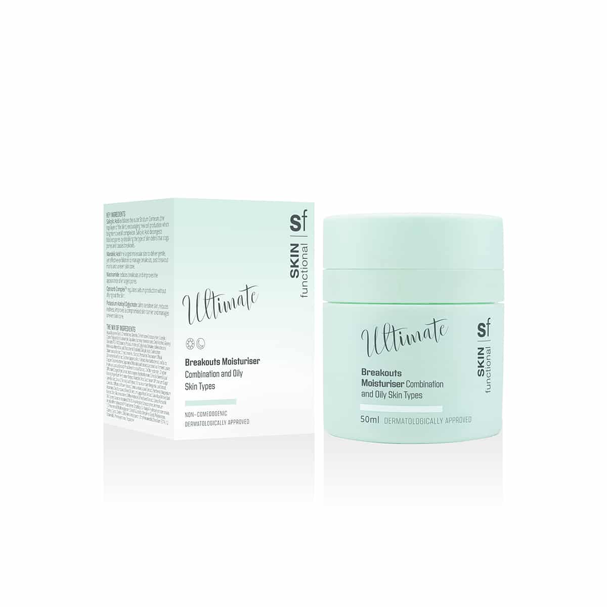 SKIN Functional - Ultimate Breakouts Moisturiser Oily, Combination Skin ...