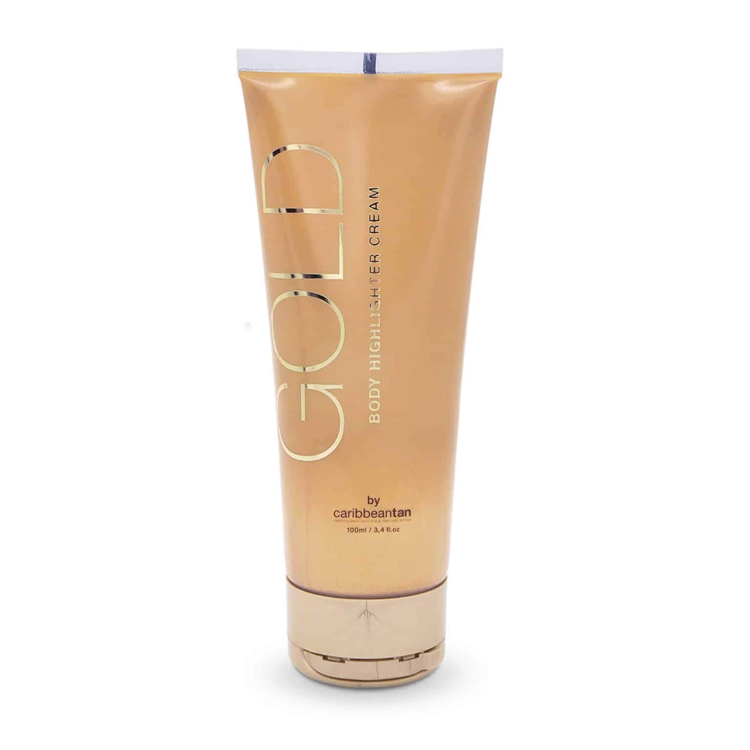 Caribbean Tan Gold Body Highlighter Cream 100ml | Cosmetology.co.za