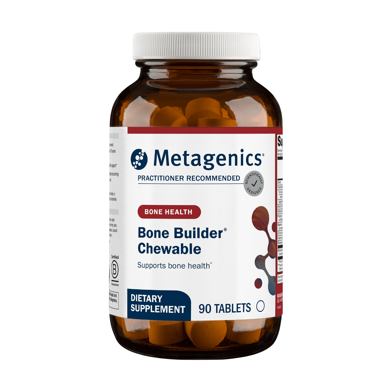 Metagenics Bone Builder Chewable 90T | Cosmetology.co.za