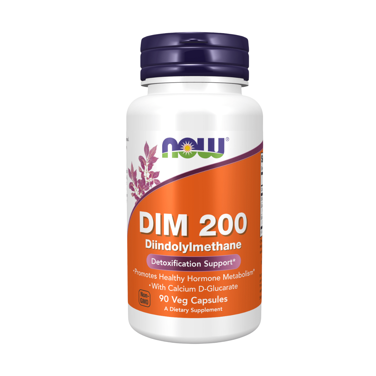 NOW Foods DIM 200 Diindolylmethane - 90 Veg Capsules | Cosmetology.co.za