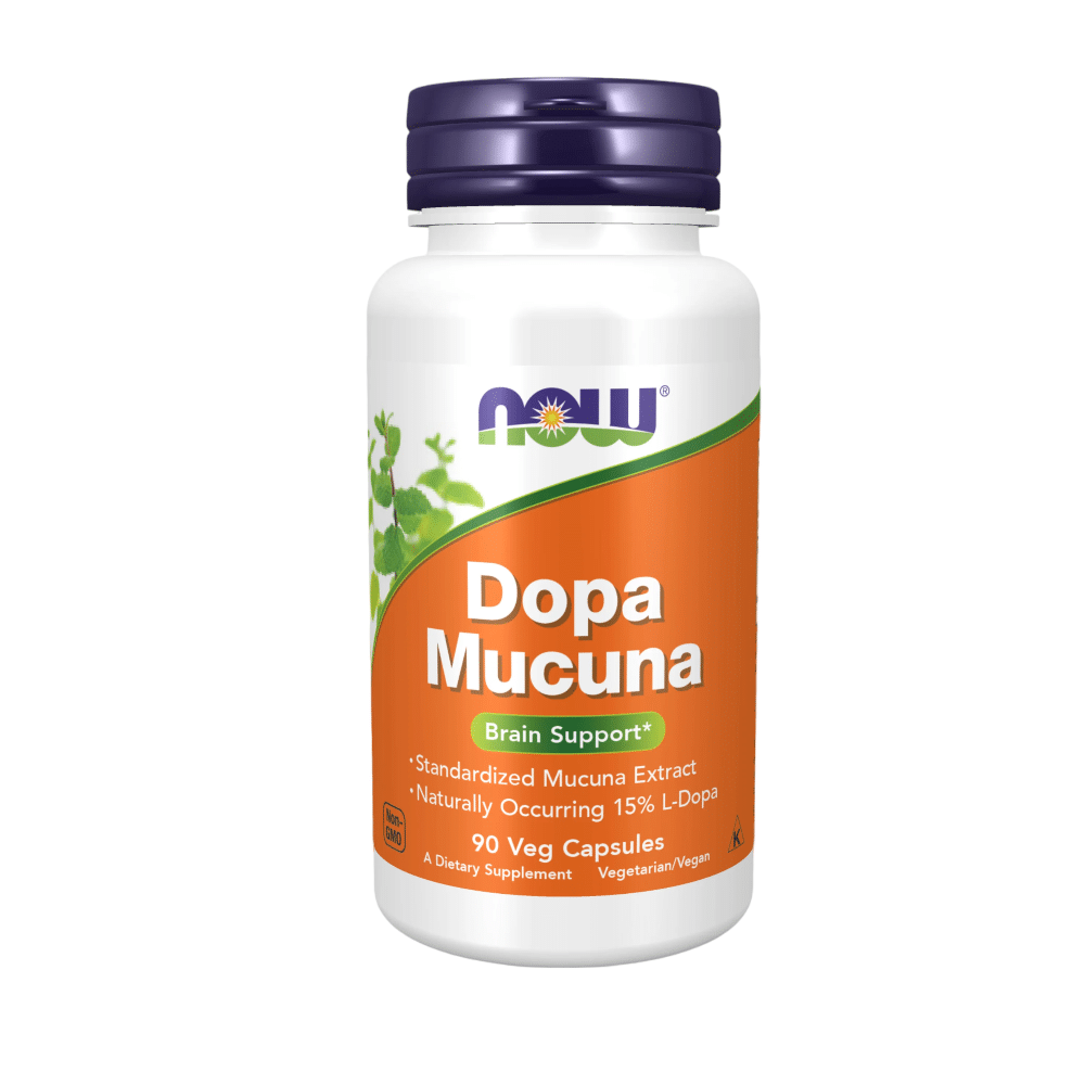 NOW Foods Dopa Mucuna - 90 Veg Capsules | Cosmetology.co.za