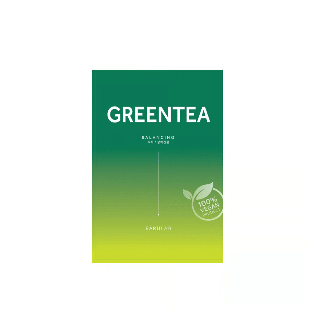 Barulab GreenTea Sheet Mask 30g | Cosmetology.co.za