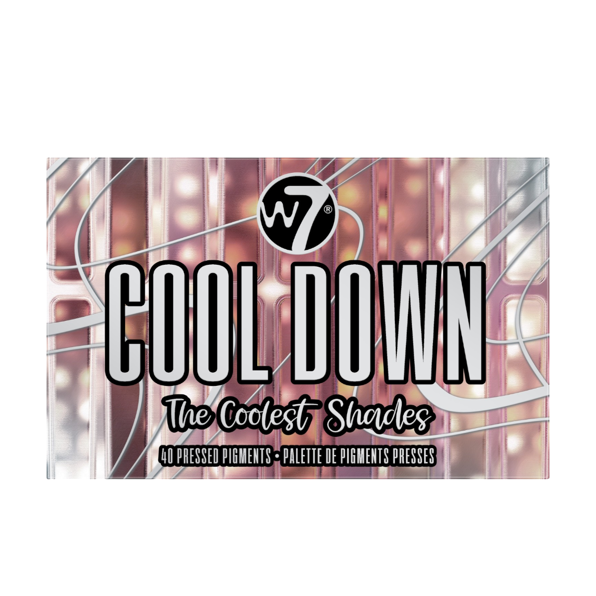 W7 Cool Down 40 Coolest Shades Pressed Pigments | Cosmetology.co.za
