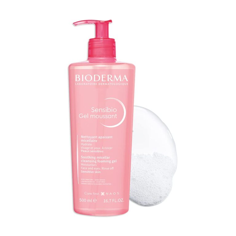 Buy Bioderma Sensibio Foam Gel Face Pump Bottle 200ml | Best Price