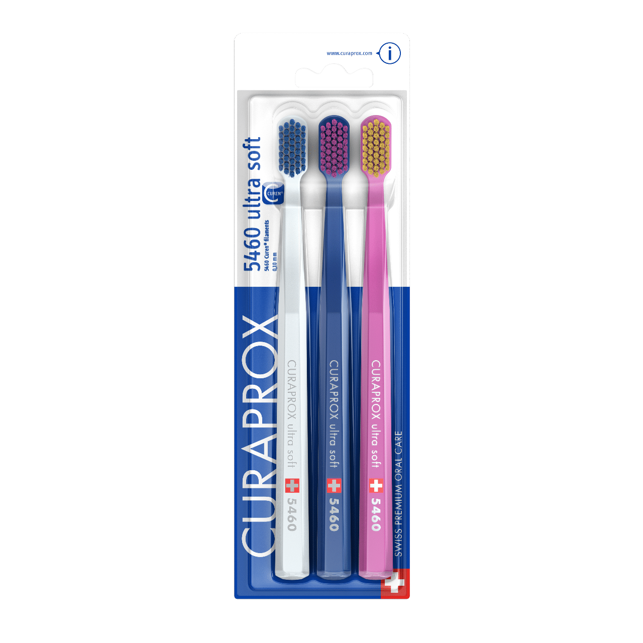 Curaprox Ultra Soft Toothbrush Three Pack | Cosmetology.co.za