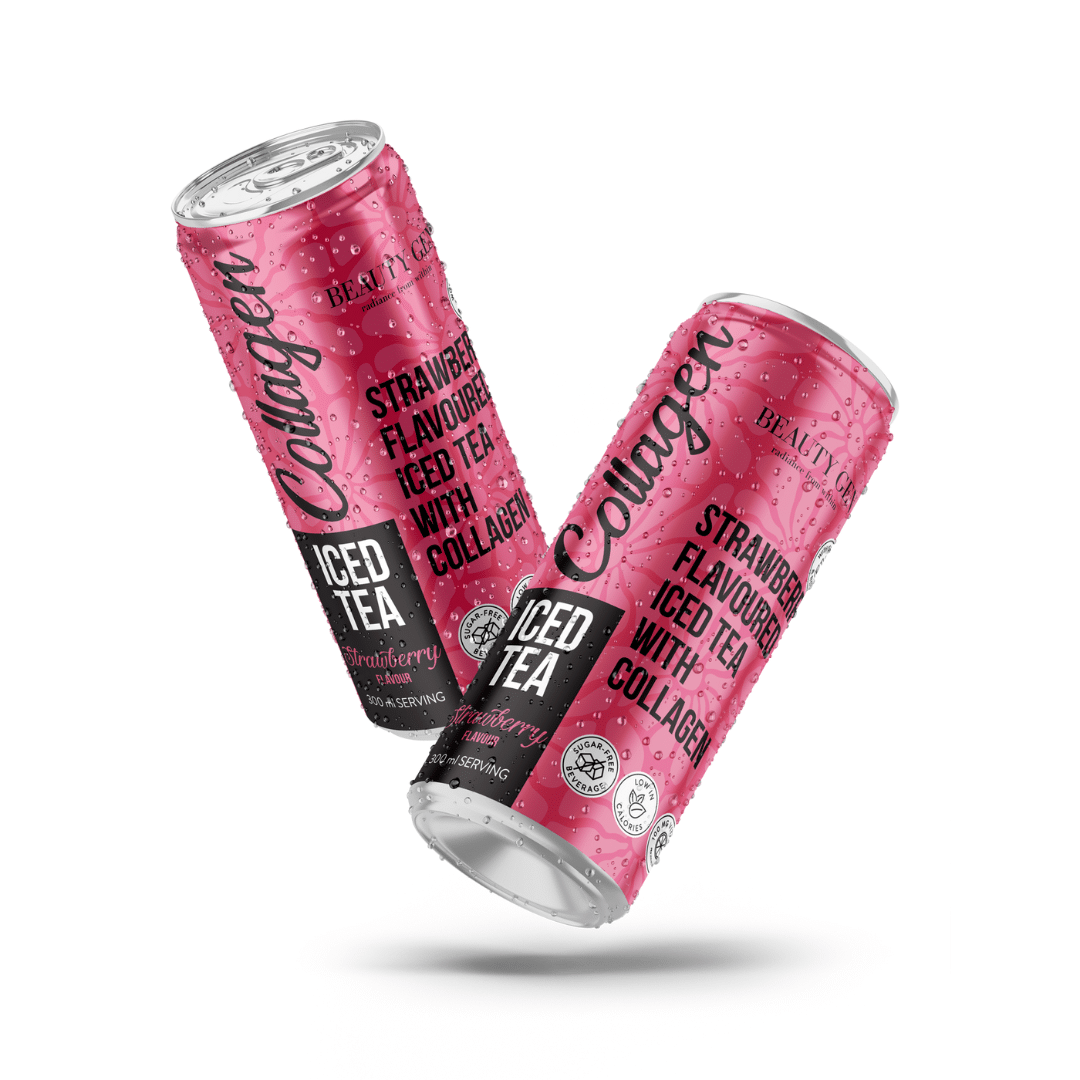 Beauty Gen Collagen Strawberry Iced Tea 300ml | Cosmetology.co.za