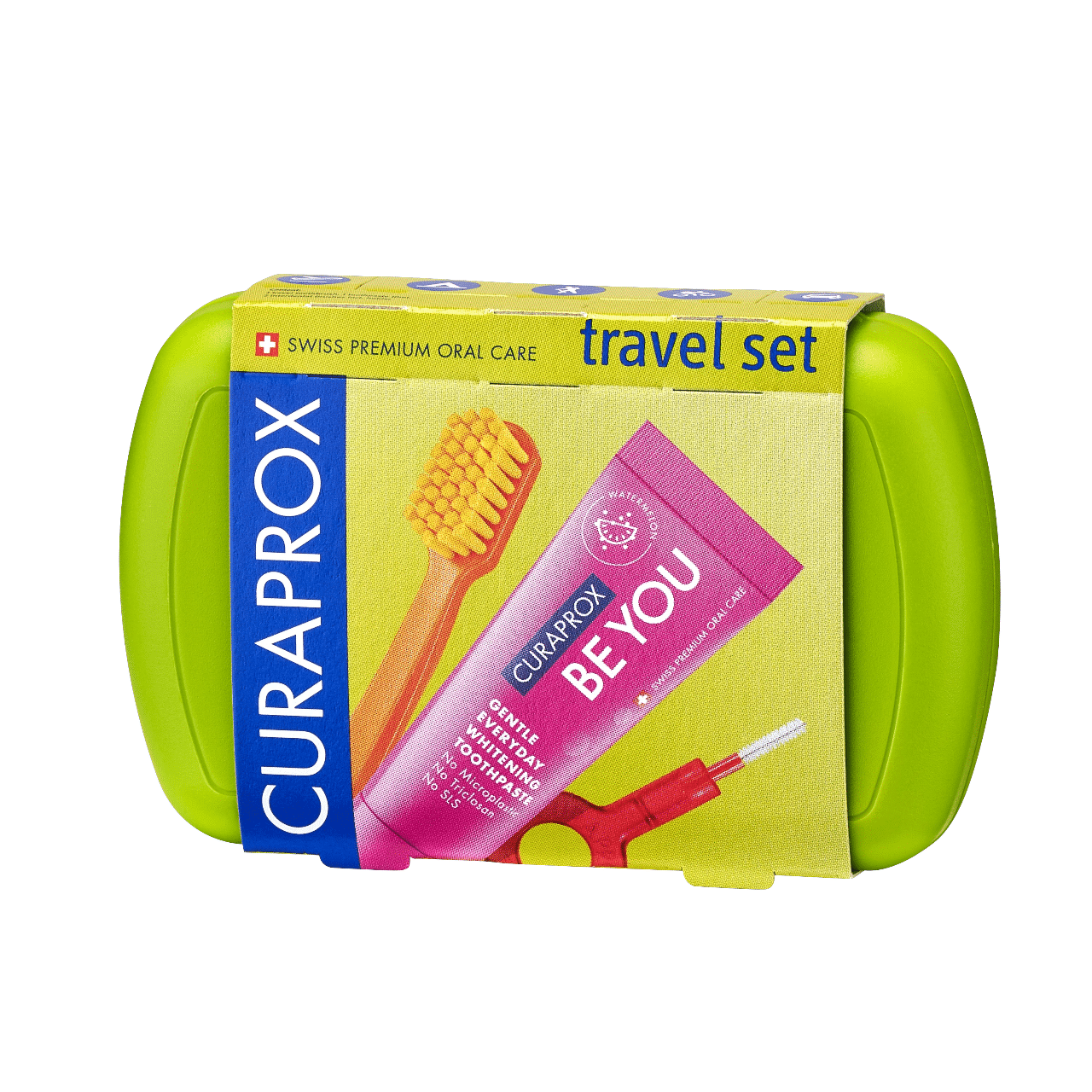 Curaprox Travel Set Green | Cosmetology.co.za