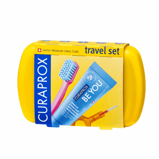 Curaprox Travel Set Yellow | Cosmetology.co.za
