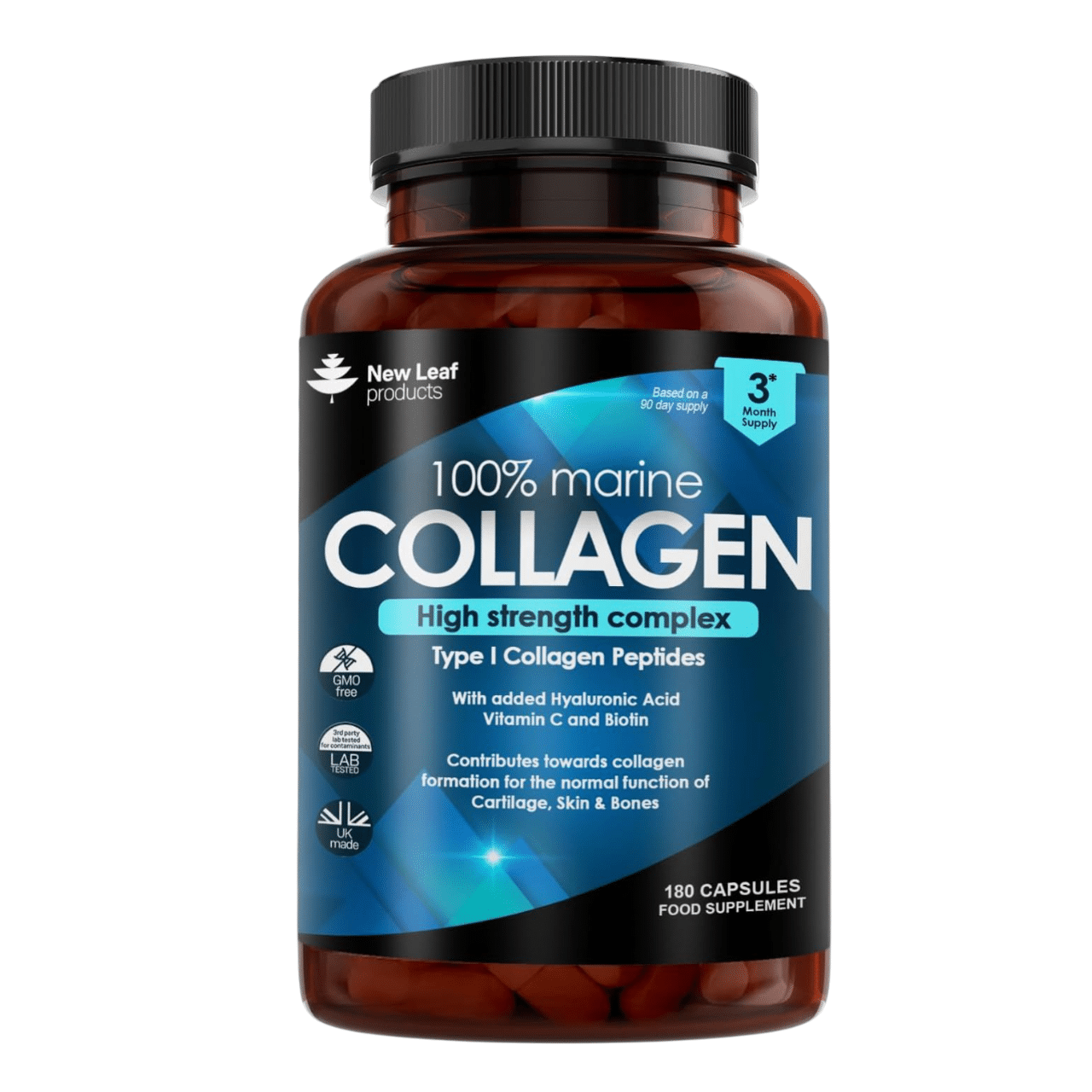 New Leaf Marine Collagen Complex Capsules 60C | Cosmetology.co.za