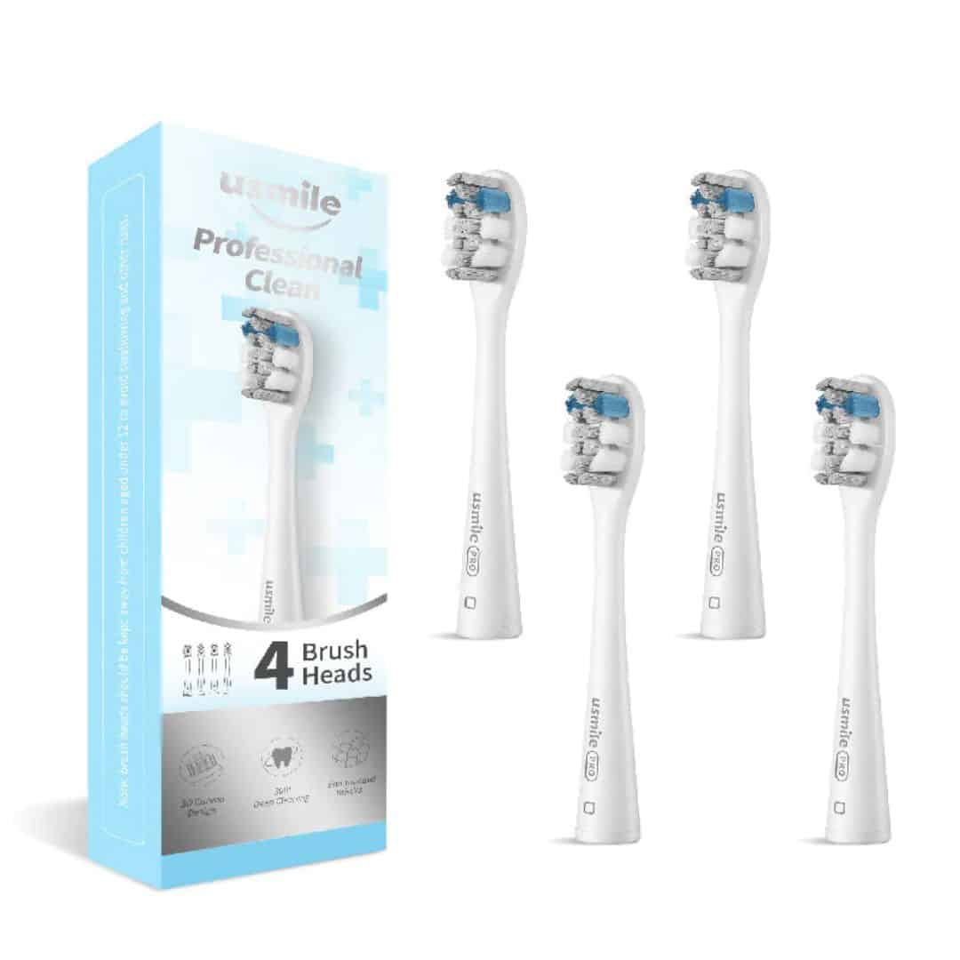 Usmile Professional Clean Brush Head - White | Cosmetology.co.za