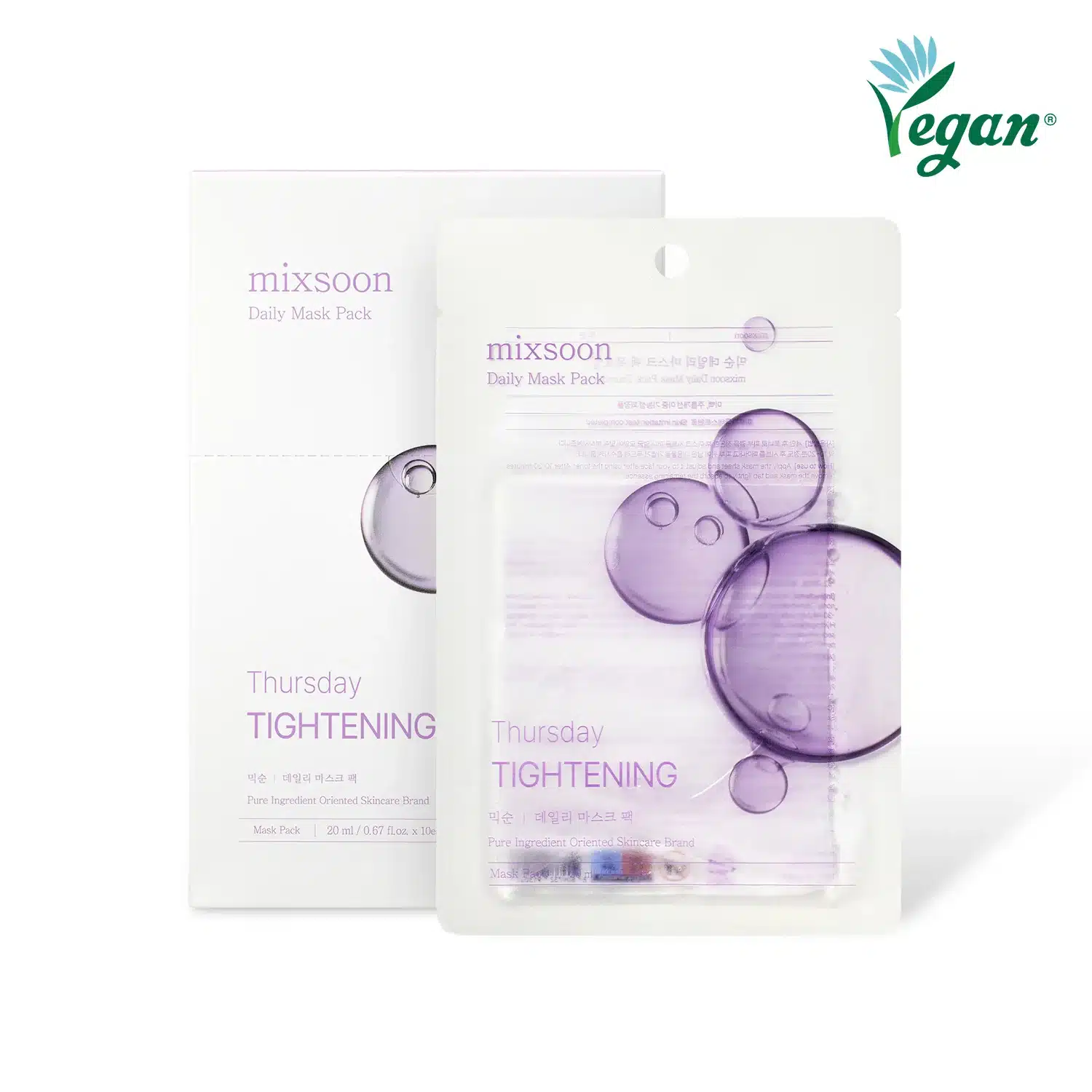 Mixsoon Daily Sheet Mask Thursday - Tightening | Cosmetology.co.za