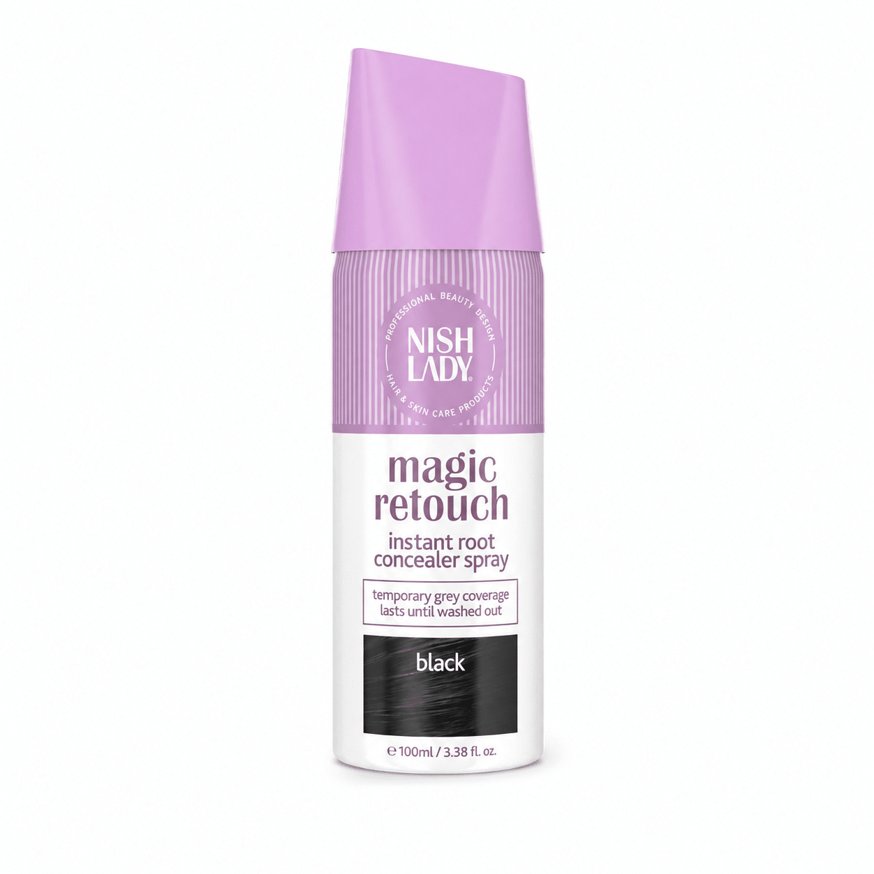 Nishlady Hair Magic Retouch - Black - 100ML | Cosmetology.co.za